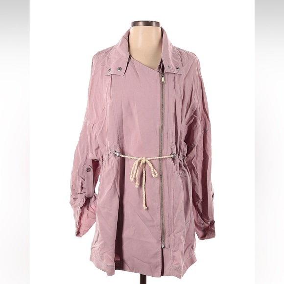 Anthropologie | Jackets & Coats | Anthropologie Pink Utility Jacket ...